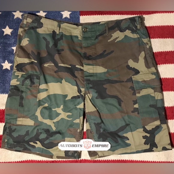 Military Army Surplus | Shorts | Vintage Military Camo Cargo Shorts Xl ...